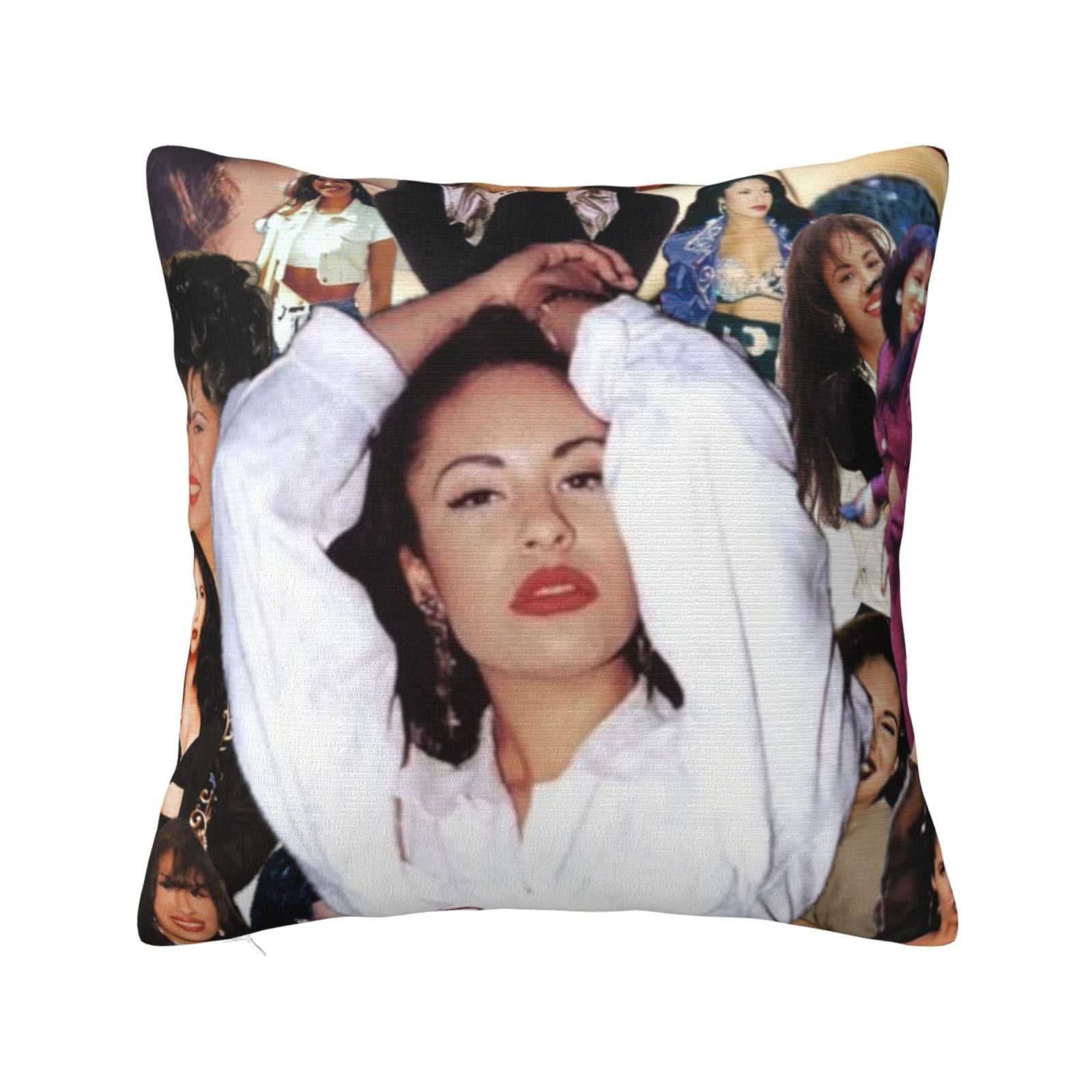 Selena Quintanilla Throw Pillow Covers 24"X24" Pillow Case Cushion Pillow Cover For Couch Sofa ...