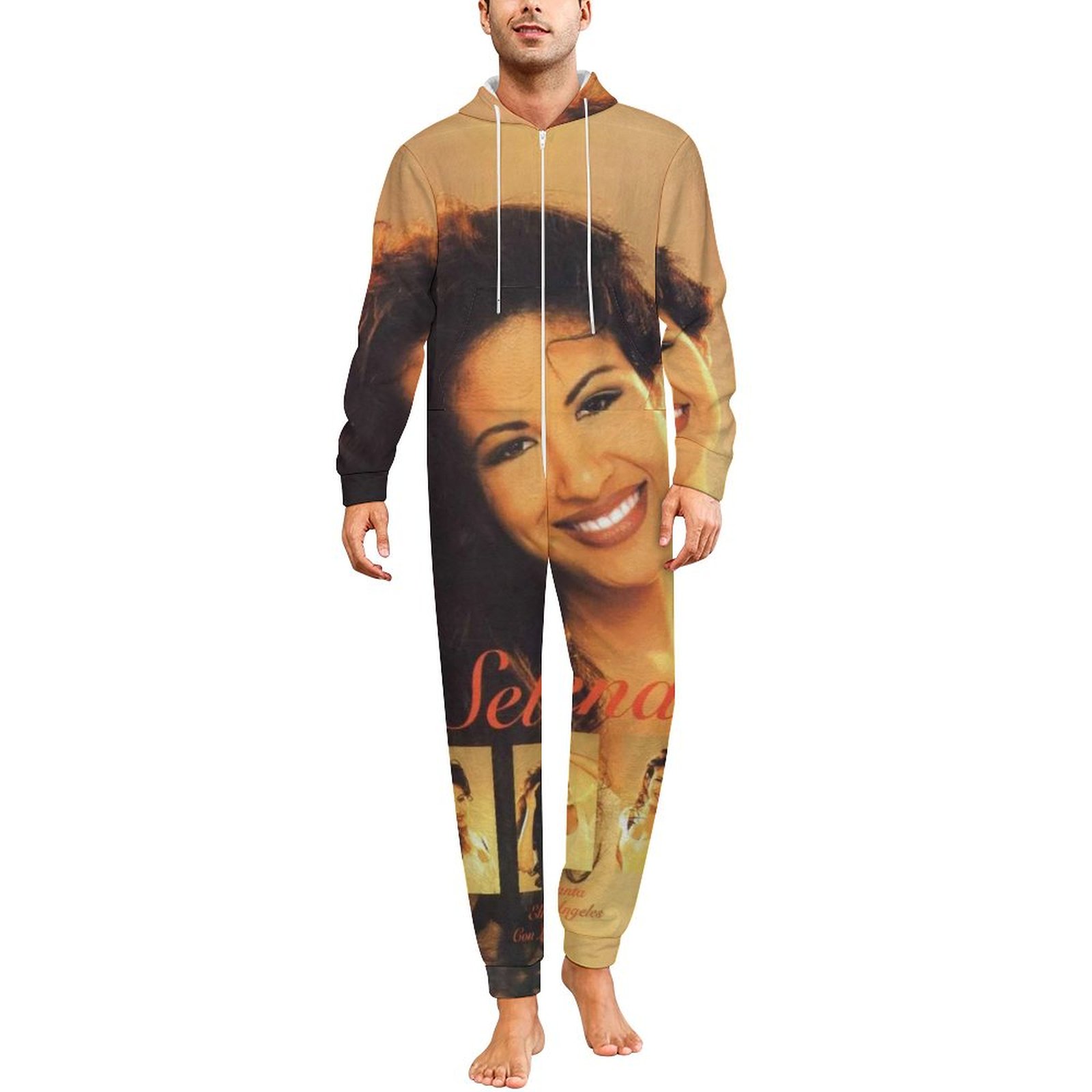 Selena Quintanilla Unisex Onesie Pajamas Zipper Jumpsuit Hooded One ...