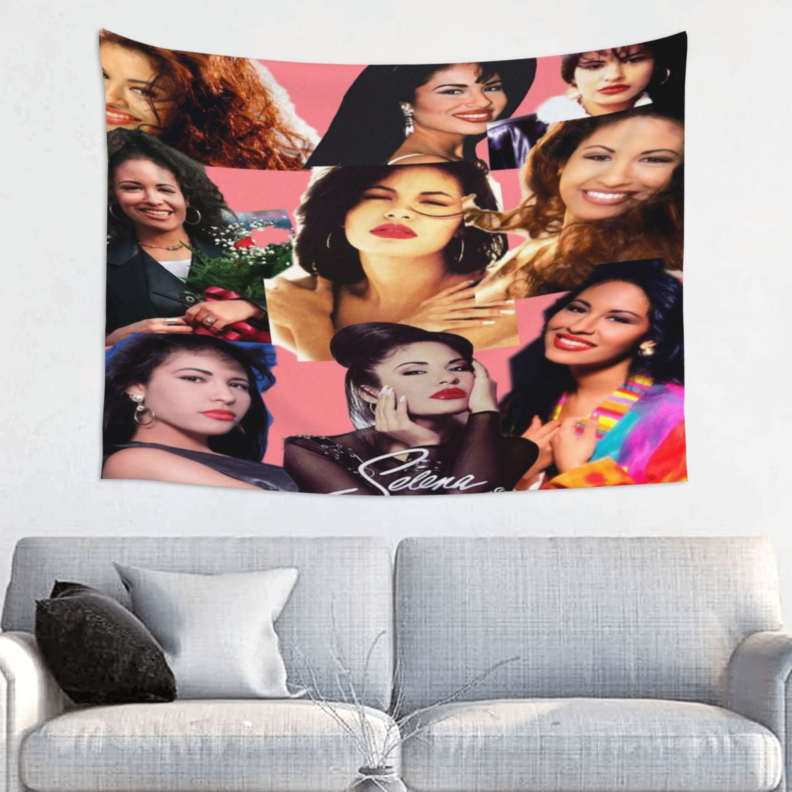 Selena Quintanilla Wall Art Cartoon Tapestry Hanging In Bedroom Living ...