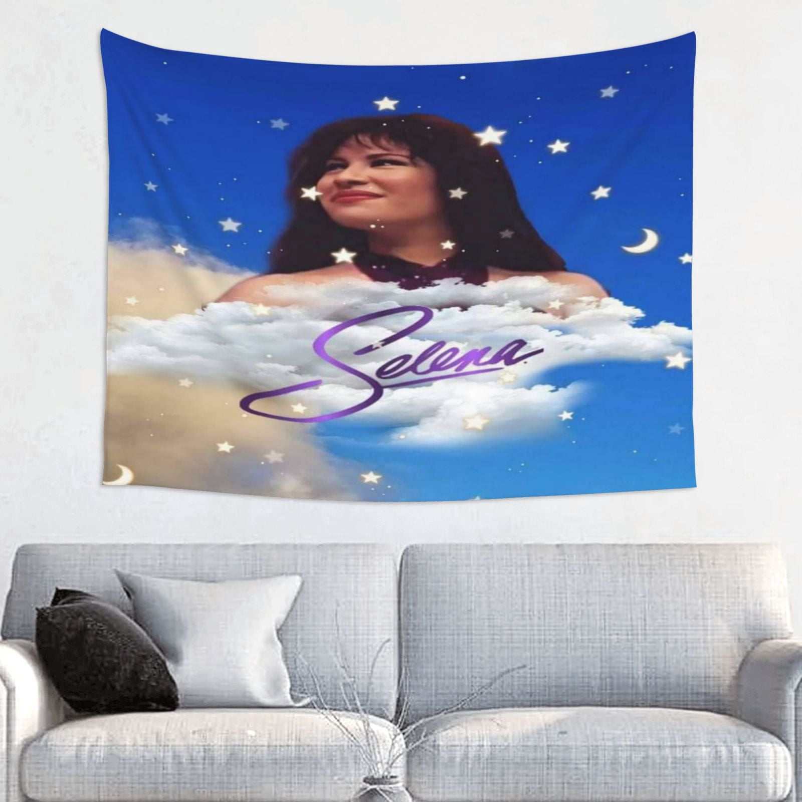 Selena Quintanilla Wall Art Cartoon Tapestry Hanging In Bedroom Living ...