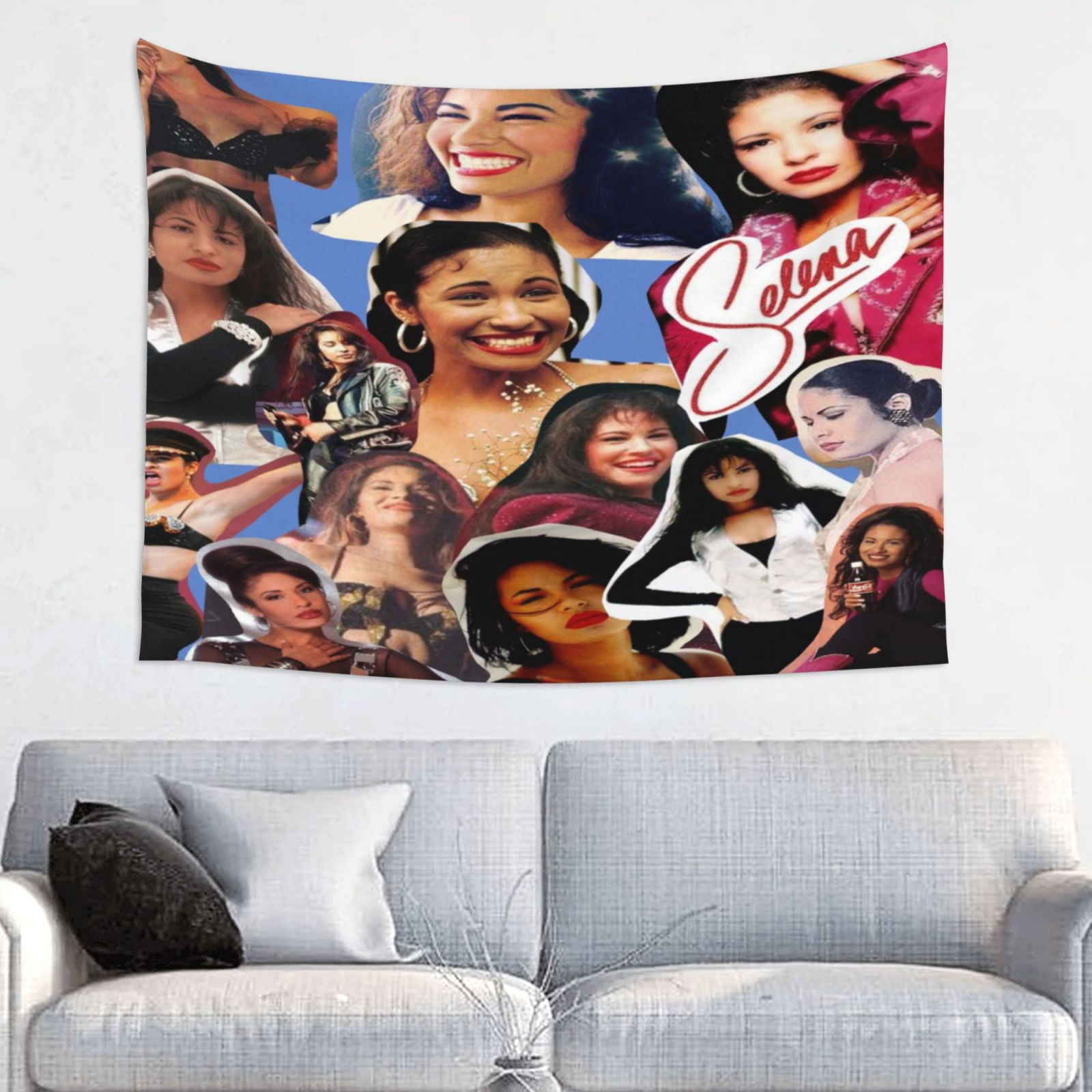 Selena Quintanilla Wall Art Cartoon Tapestry Hanging In Bedroom Living ...