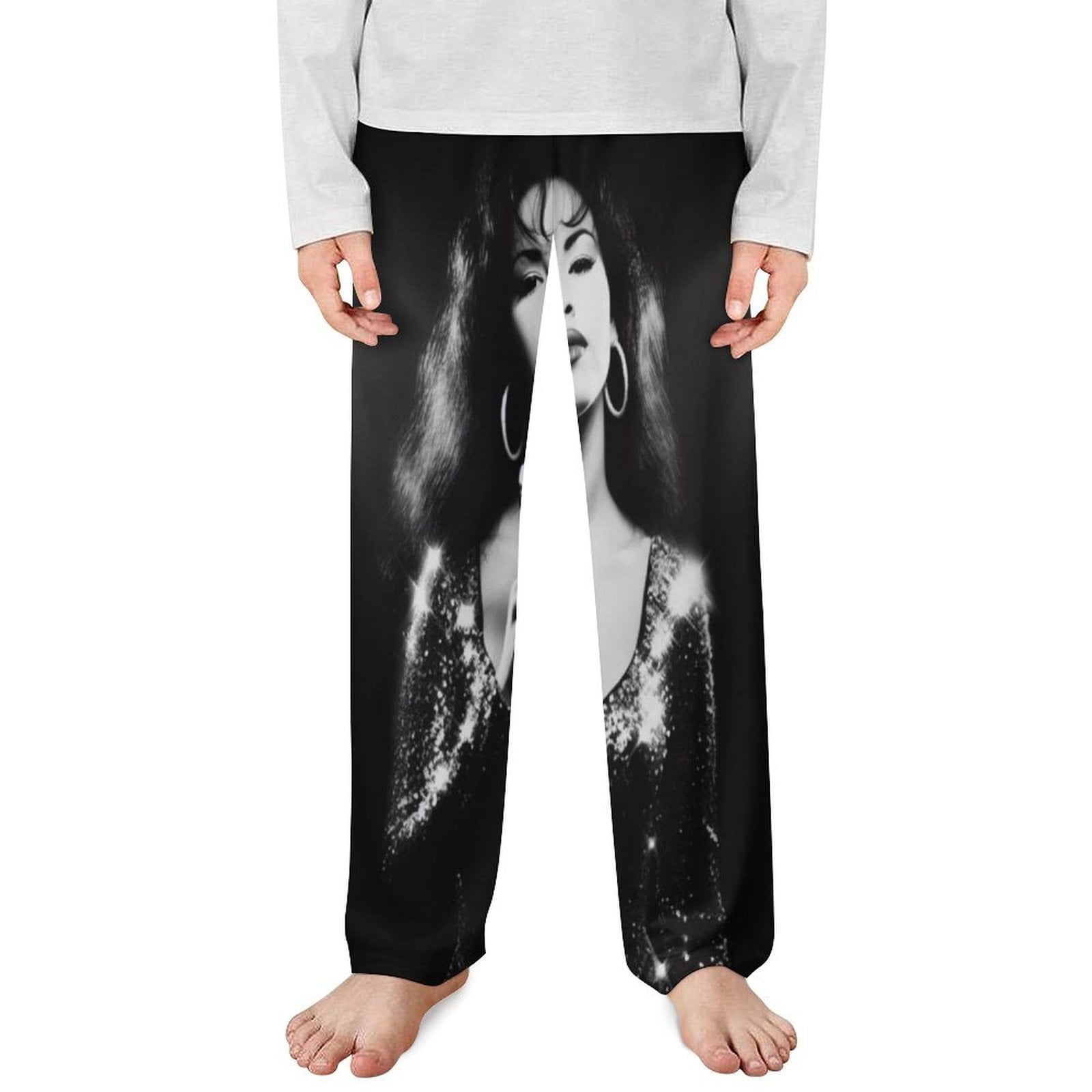 Selena Singer Quinta-Nill Pajama Pants Cartoon Casual Lounge PJ Bottoms ...
