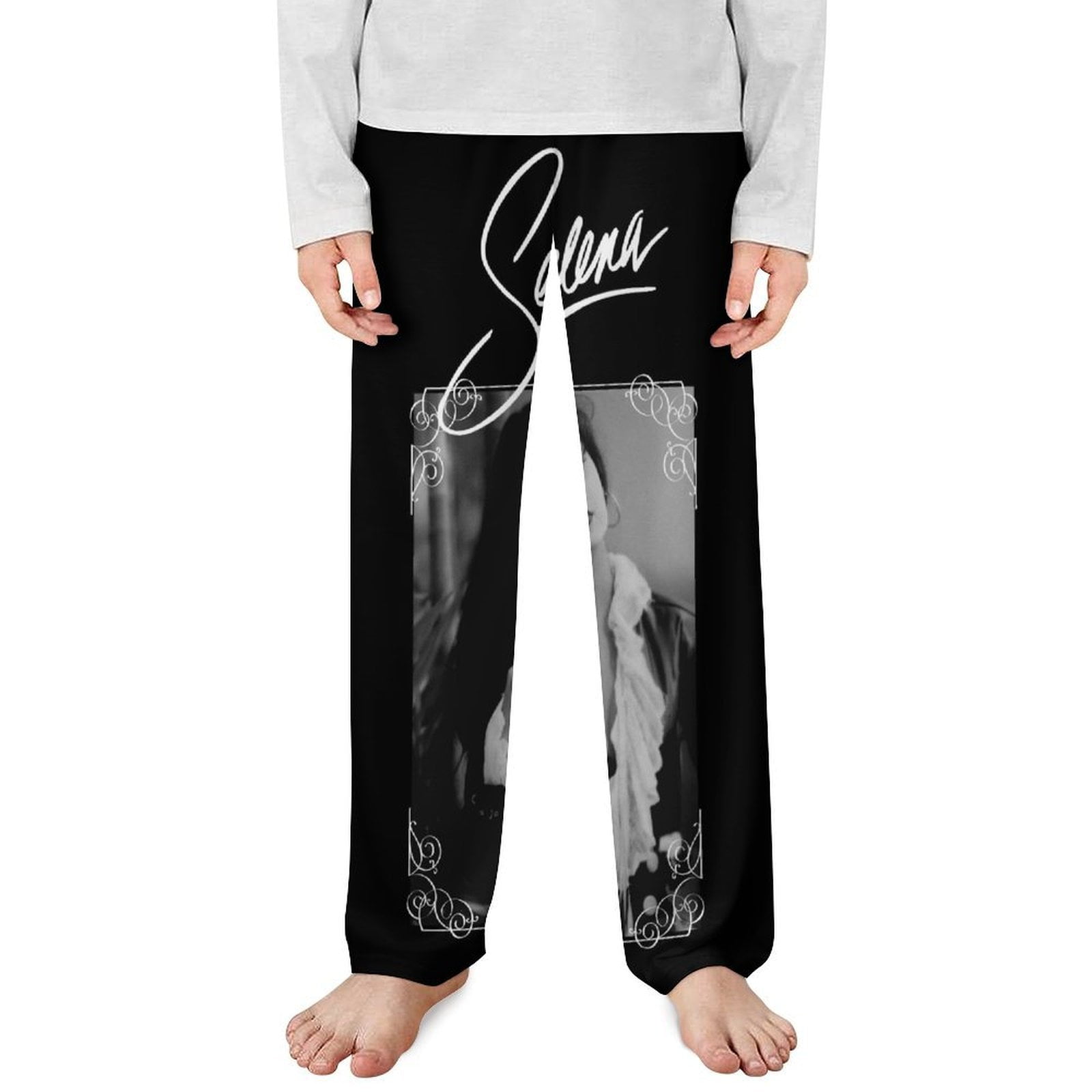 Selena Singer Quinta-Nill Pajama Pants Cartoon Casual Lounge PJ Bottoms ...