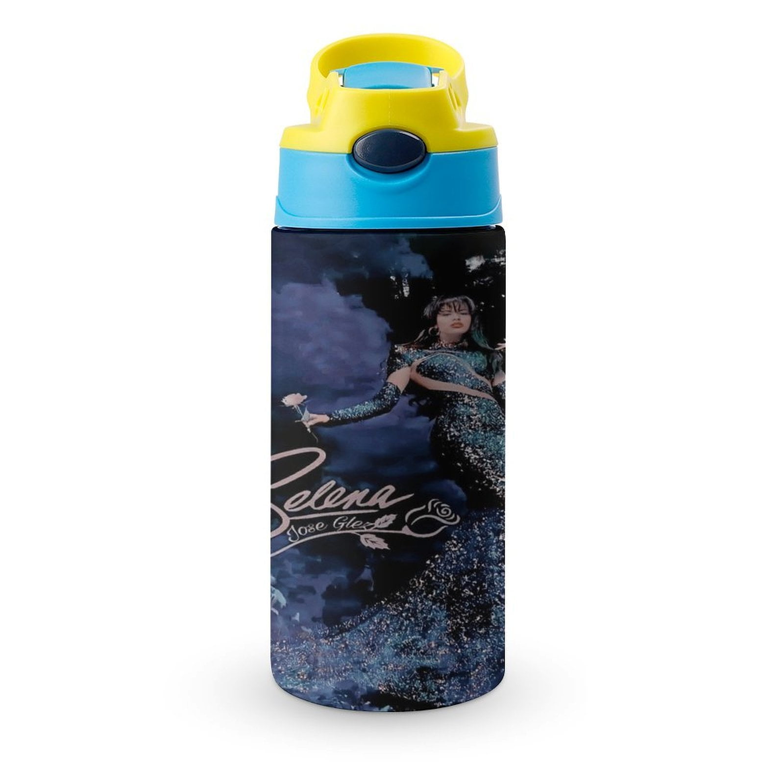 Selena Singer Quinta-Nill Water Bottle with Straw Lid Vacuum Insulated ...