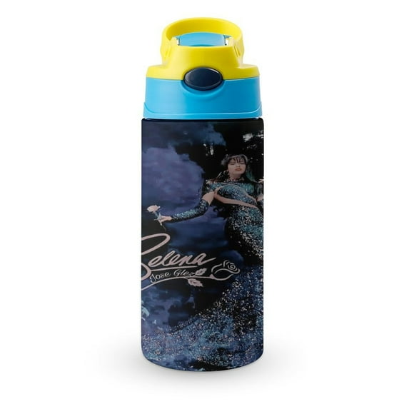 Selena Singer Quinta-Nill Water Bottle with Straw Lid Vacuum Insulated ...