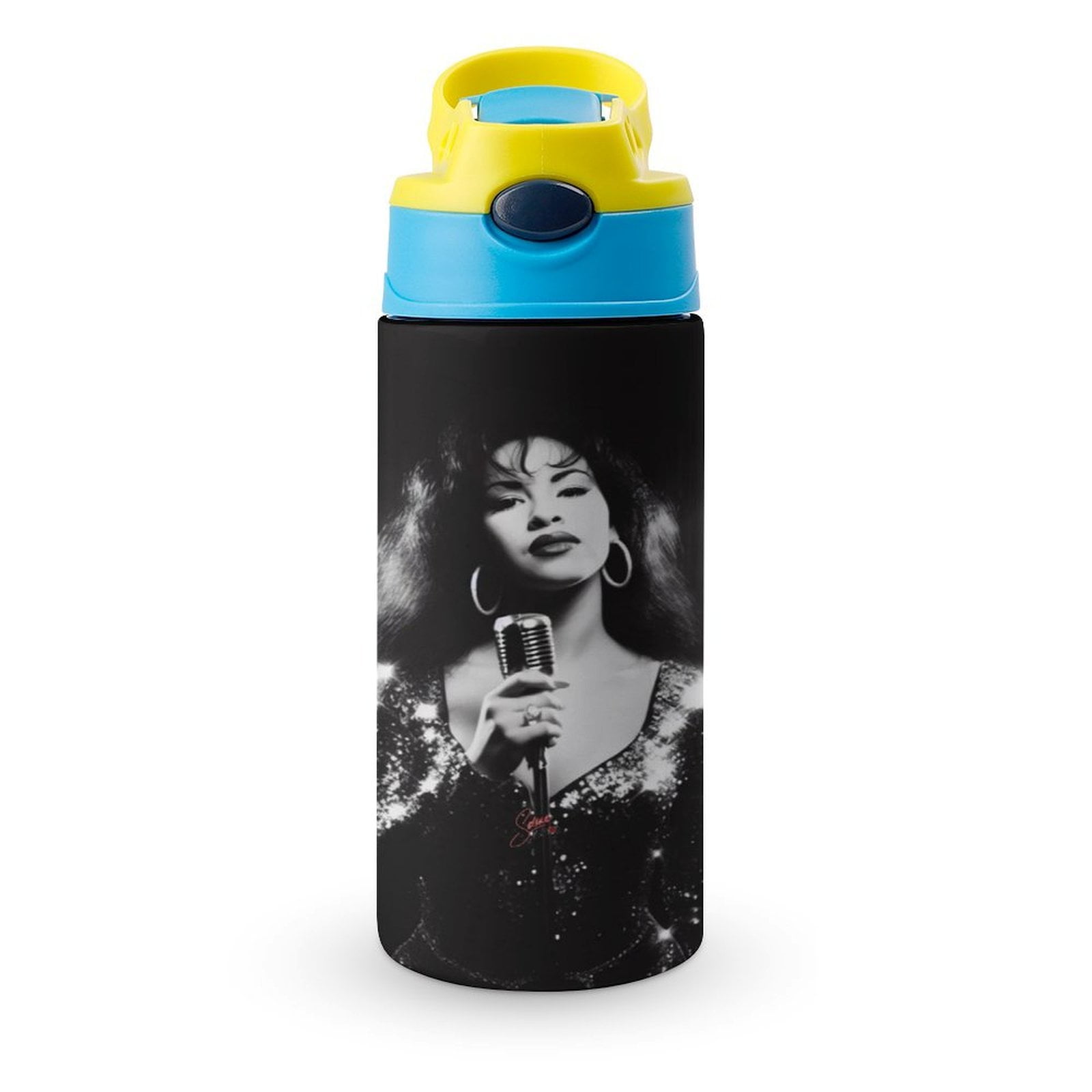 Selena Singer Quinta-Nill Water Bottle with Straw Lid Vacuum Insulated ...