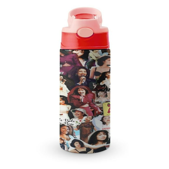 Selena Singer Quinta-Nill Water Bottle with Straw Lid Vacuum Insulated ...