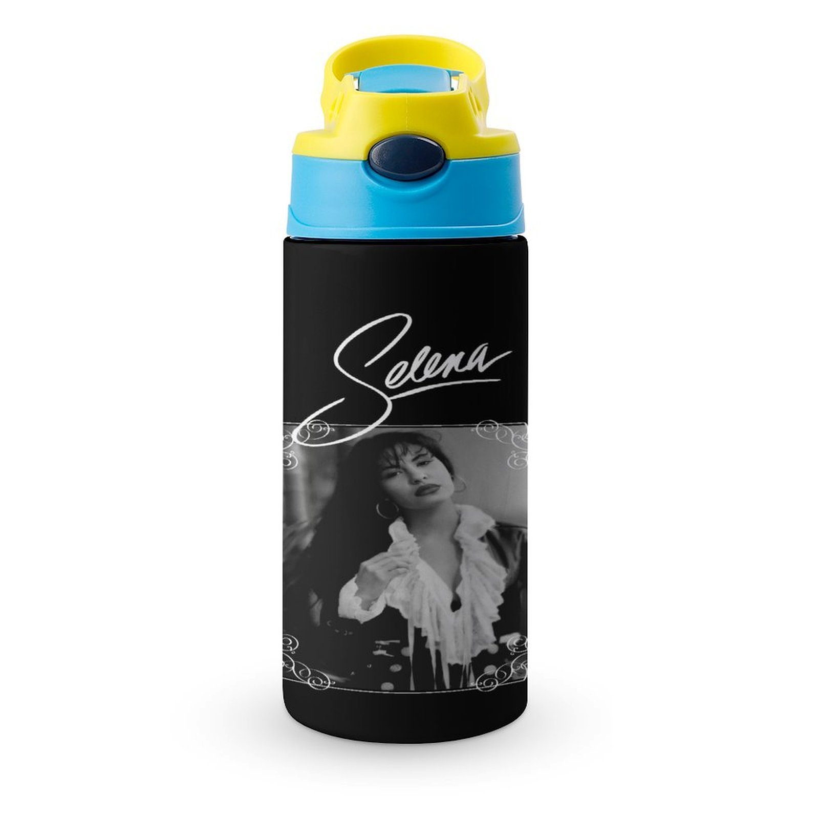 Selena Singer Quinta-Nill Water Bottle with Straw Lid Vacuum Insulated ...