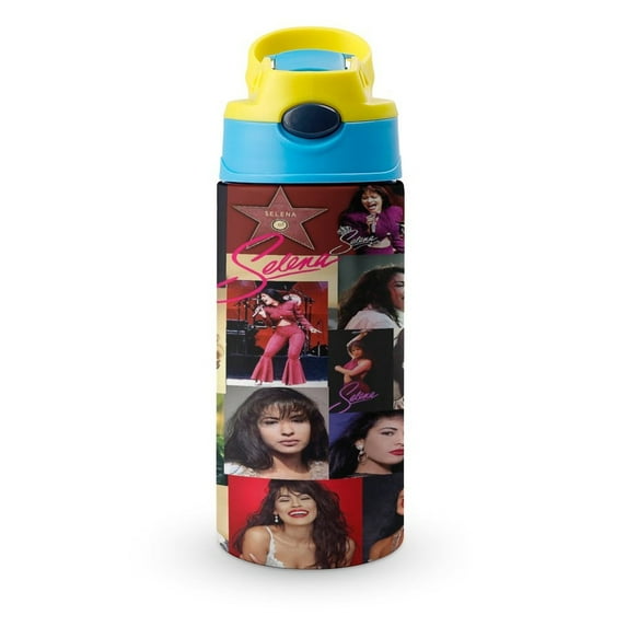 Selena Singer Quinta-Nill Water Bottle with Straw Lid Vacuum Insulated ...