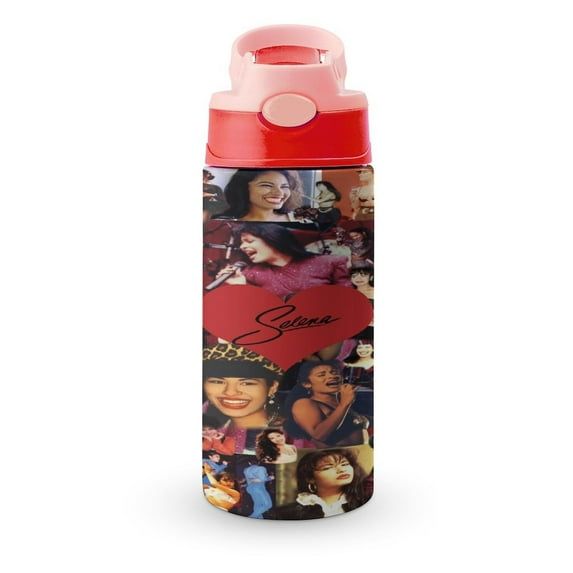 Selena Singer Quinta-Nill Water Bottle with Straw Lid Vacuum Insulated ...