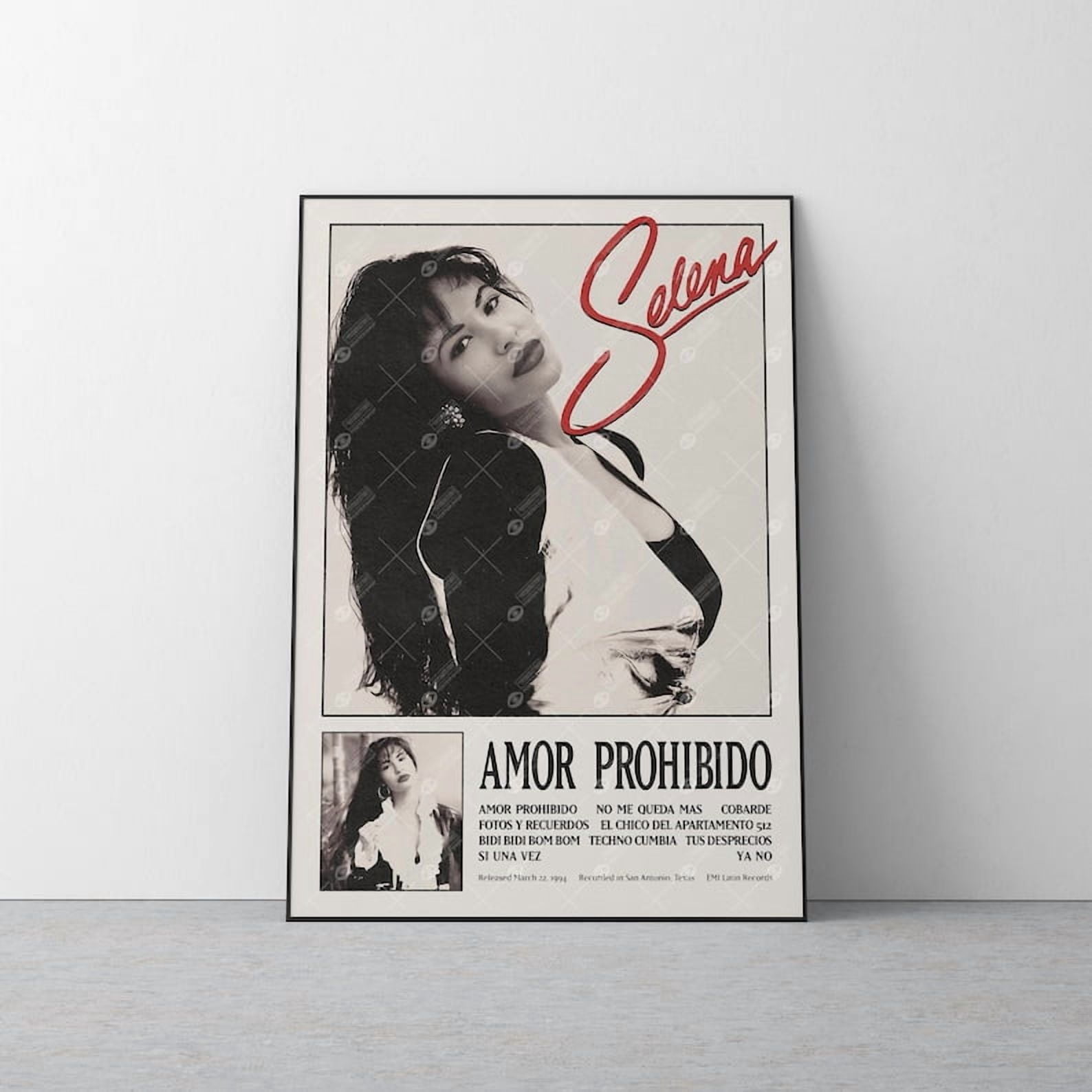 Selena Vintage Style Art Print - Classic Tejano Music Legend Poster ...