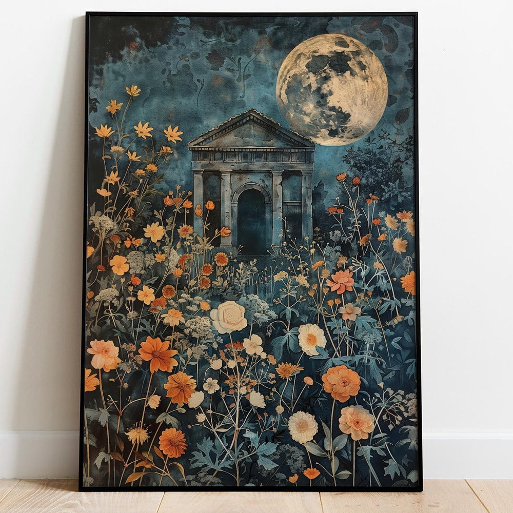 Selene Temple Art Nouveau Print, William Morris, Greek Goddess Of The ...