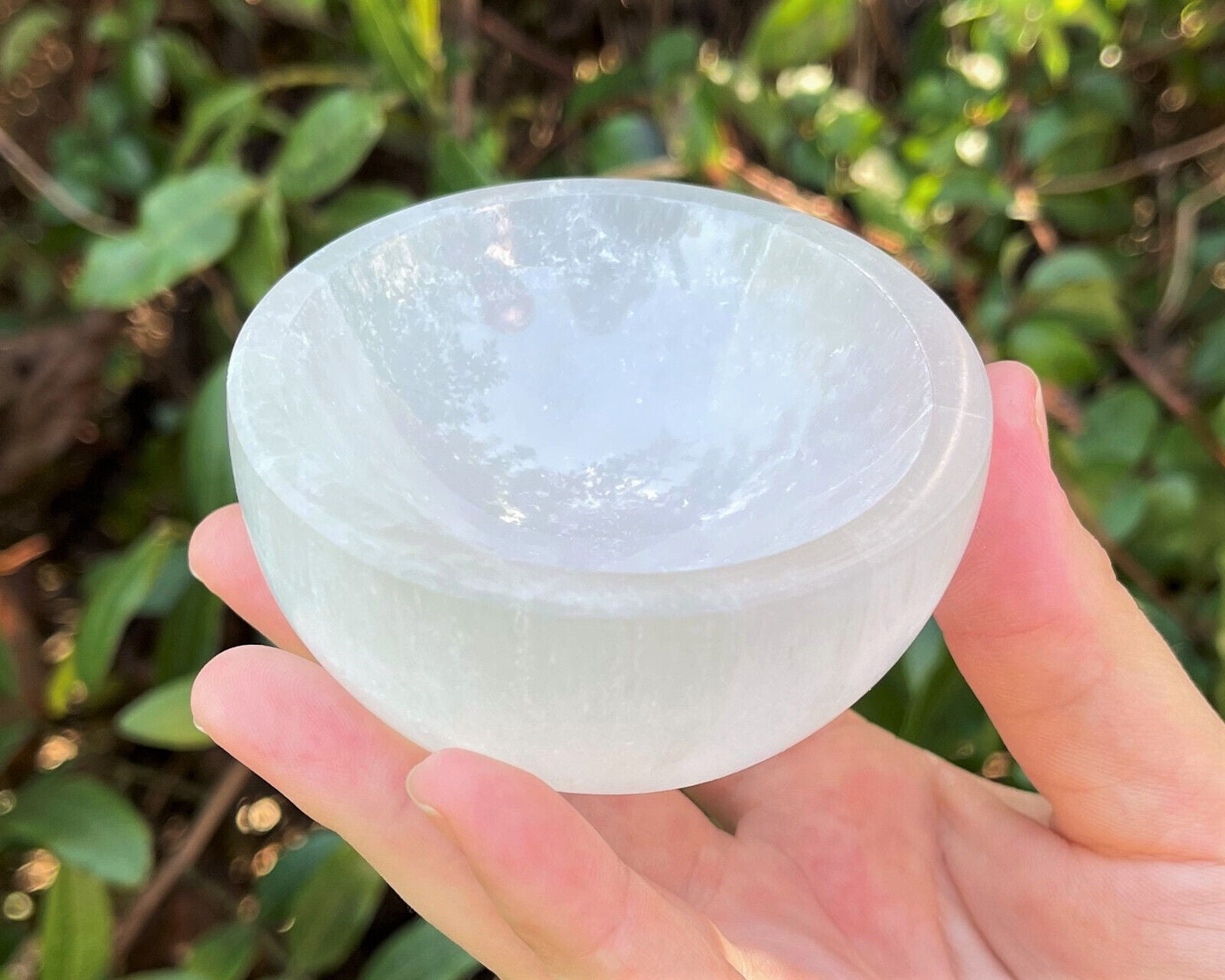 Selenite Charging Bowl, 3" Offering Bowl (Selenite Cleansing & Crystal ...