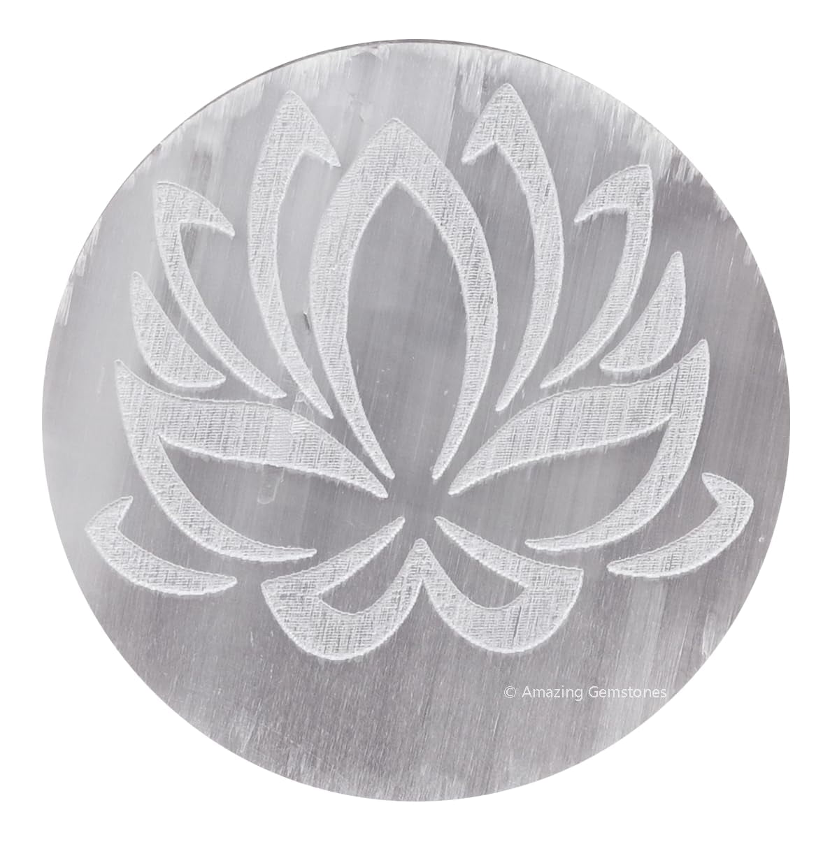 Selenite Crystal Charging Plate For Crystals And Healing Stones, 3 ...