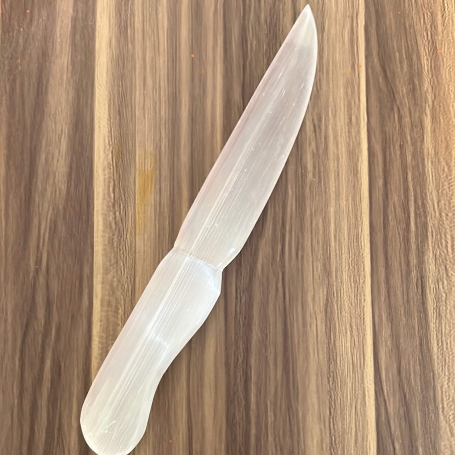 Selenite Crystal Knife - Altar tool - Walmart.com