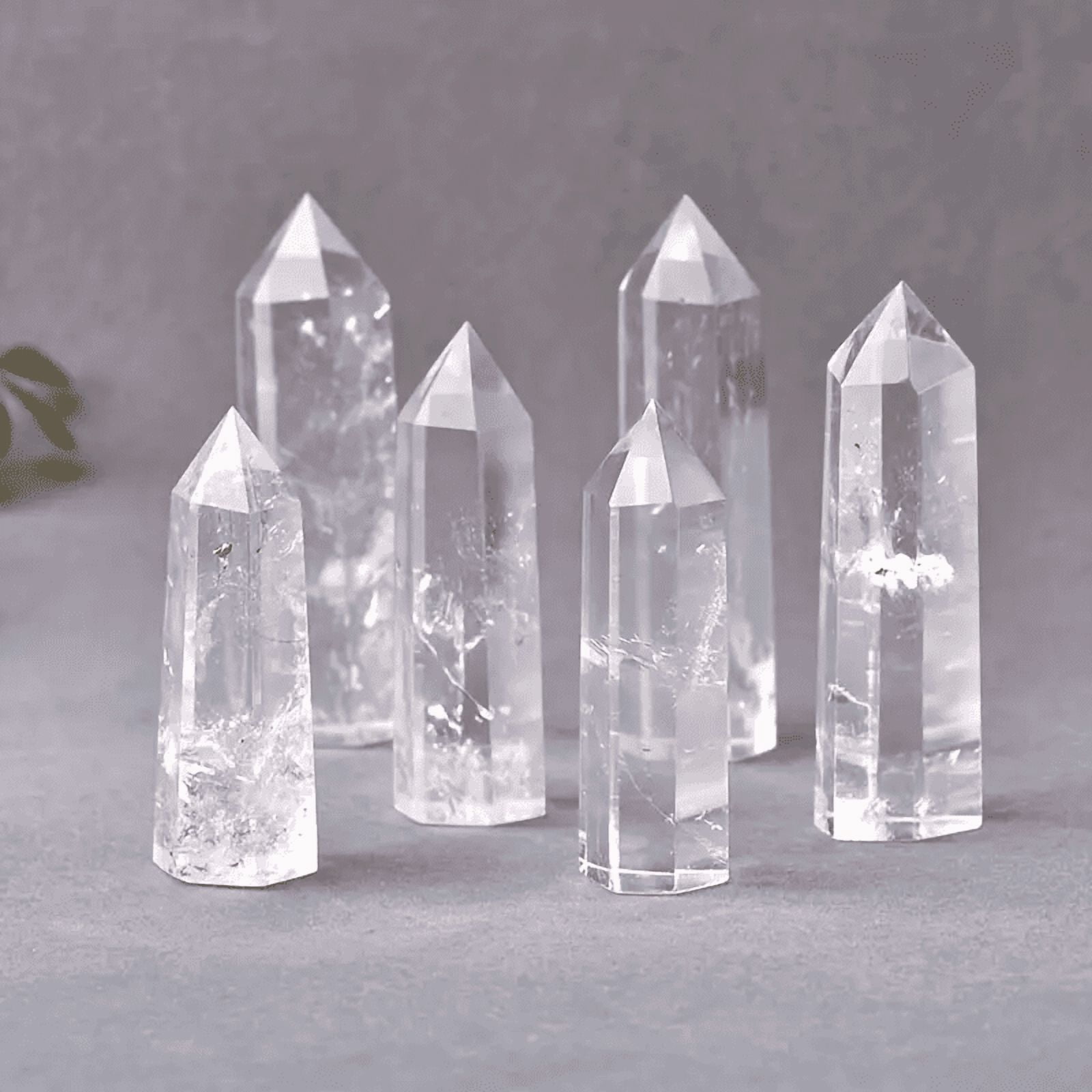 Selenite Healing Crystals Wands (2.76 to 3.15 in) Natural Reiki Energy ...