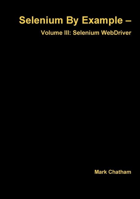 Webdriver Selenium