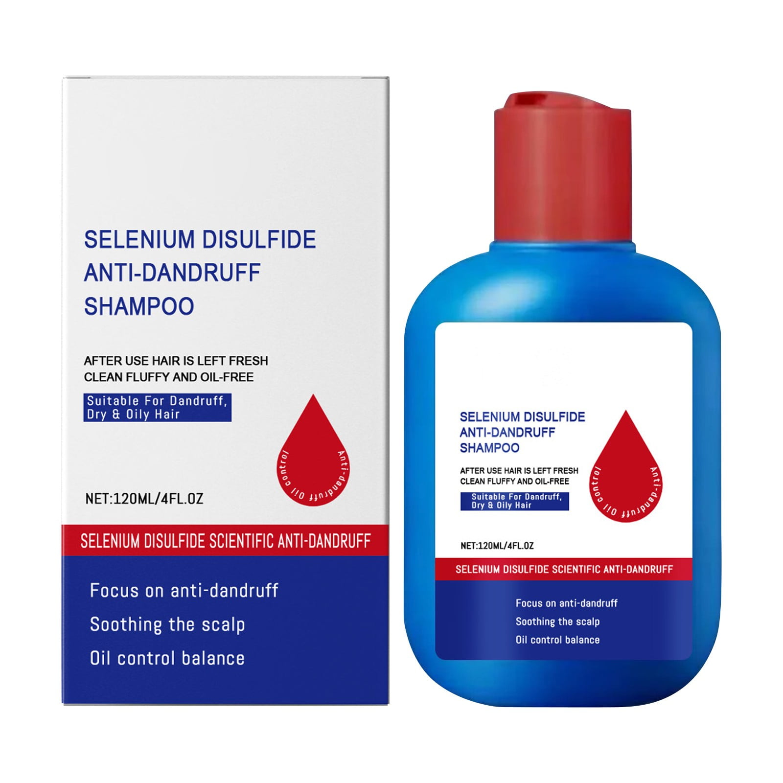 Selenium Disulfide Anti-Dandruff Shampoo for Dry & Oily Hair, 120ml ...