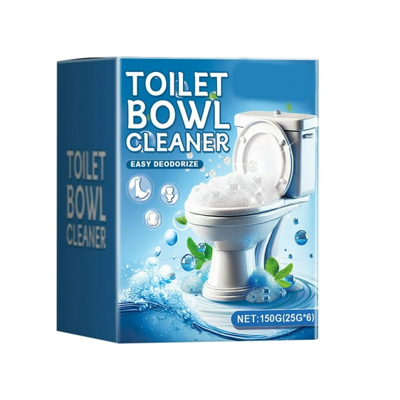 Self Activating Powder Toilet Bowl Cleaner Powerful Foaming Formula For ...