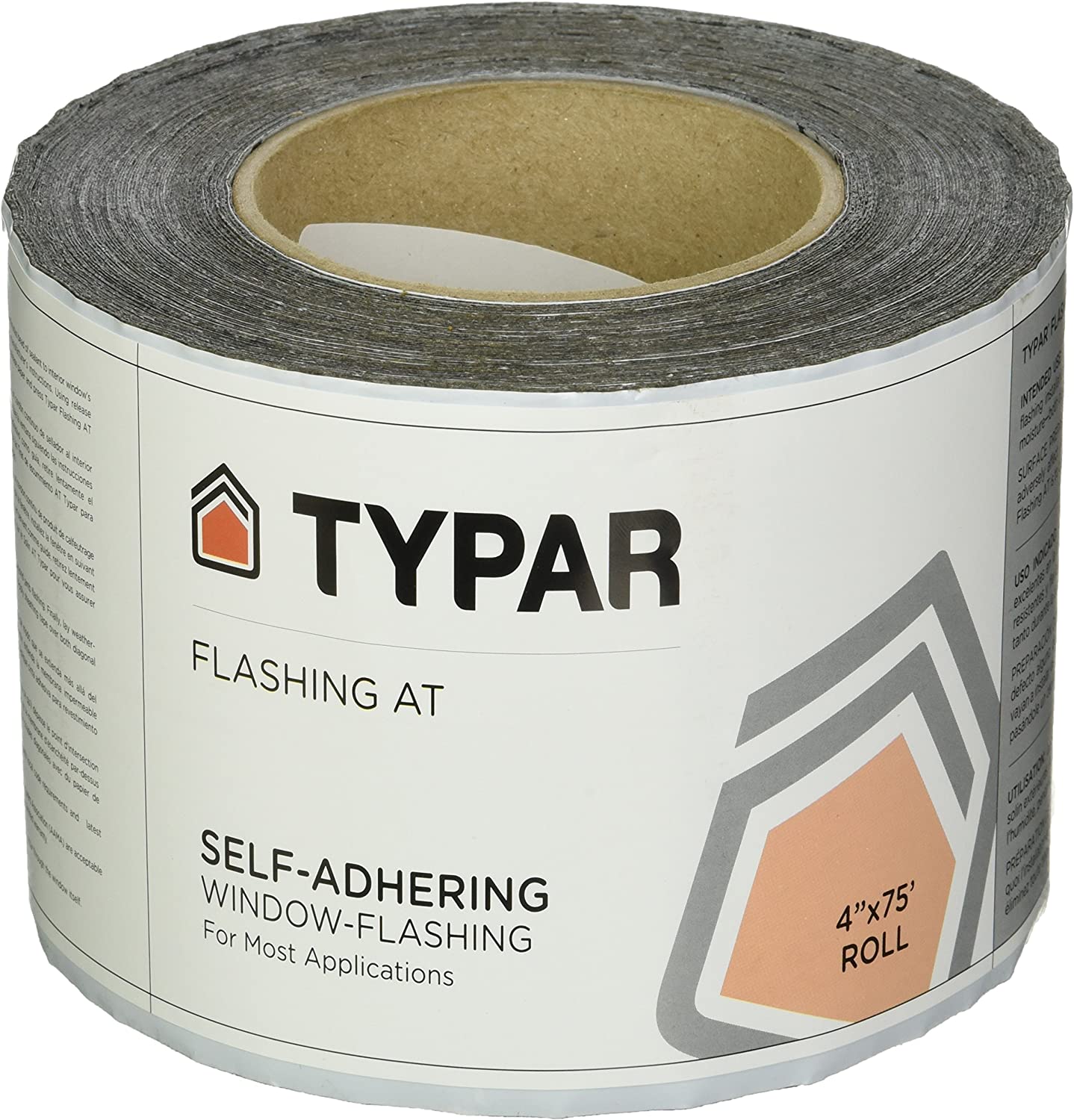 Self-Adhering AT All Temperature Door and Window Flashing Tape - 4"x75 ...