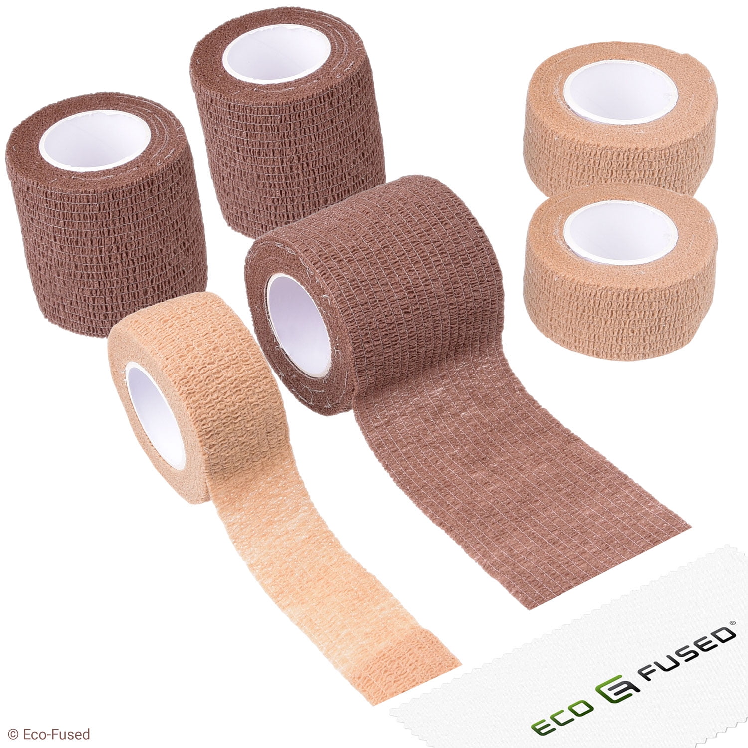 Self Adhering Bandage - Sport Injury Wrap Tape - Pack of 6 - Supports ...
