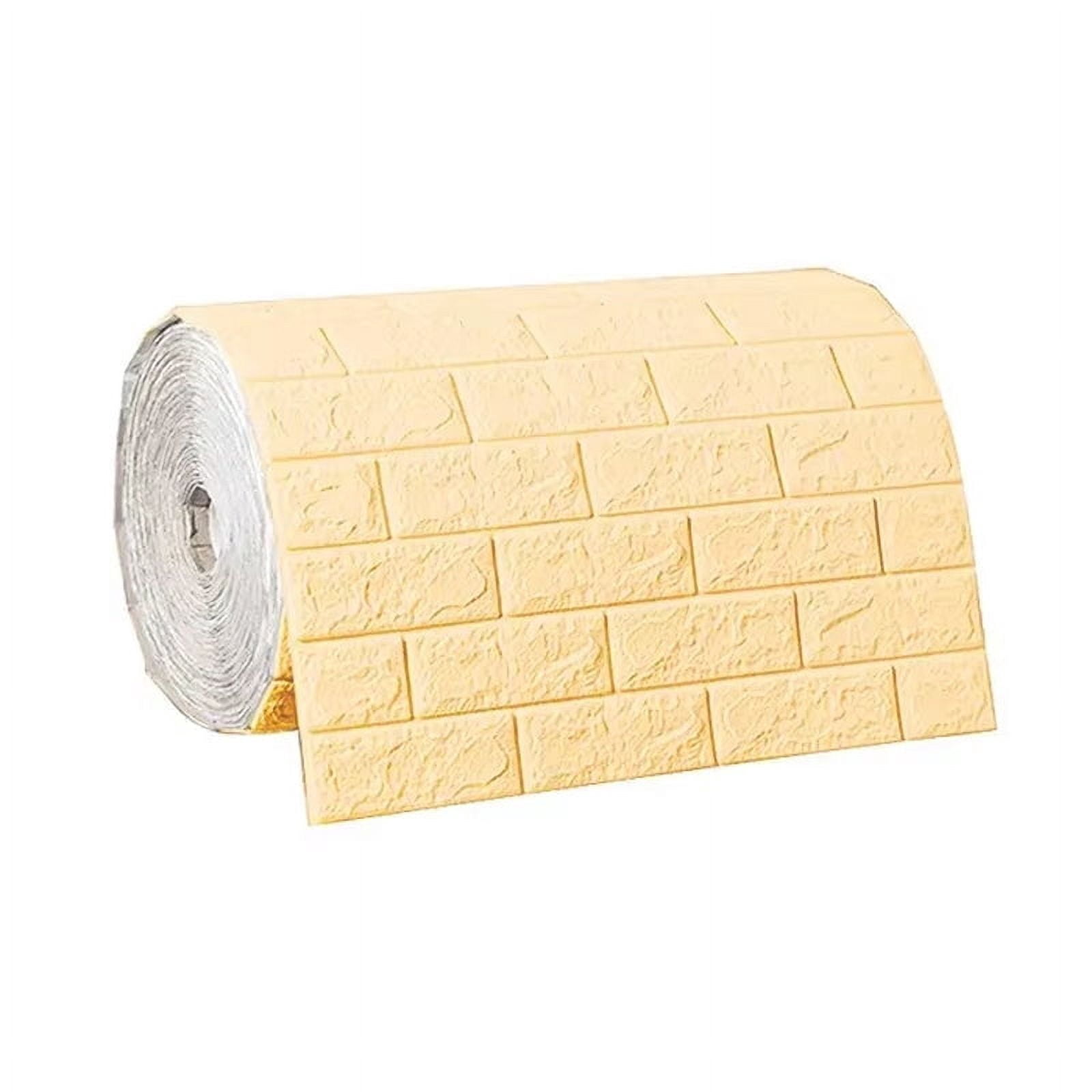 Self-Adhesive 3D Antique Foam Brick Wallpaper - Waterproof Wall Sticker ...