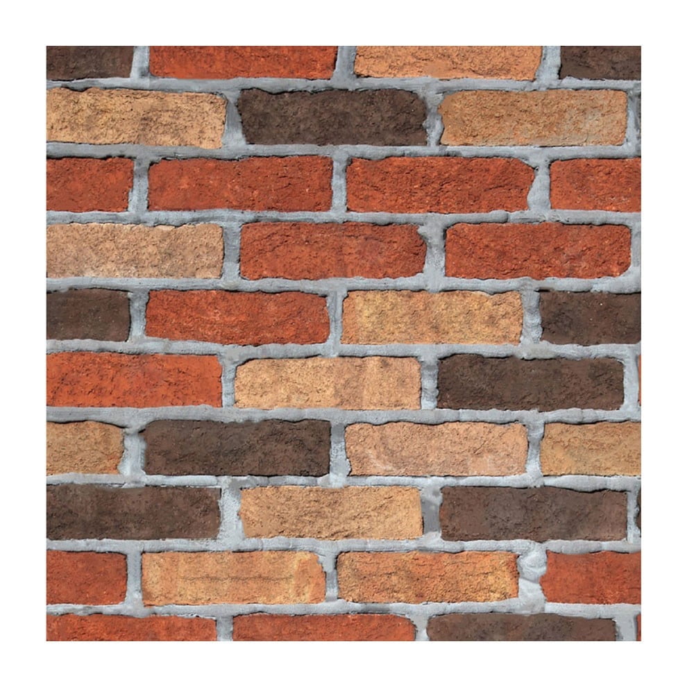 Self Adhesive 3D Stone Wall Sticker Rustic Home Effect Brick Peel And ...