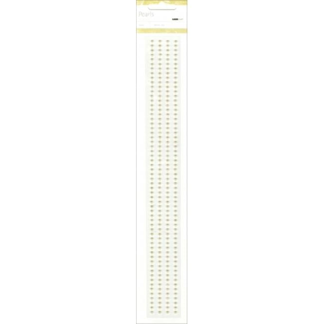 Self-Adhesive 3mm Pearl Strips 12" 4/Pkg-Champagne, Pk 3, Kaisercraft ...