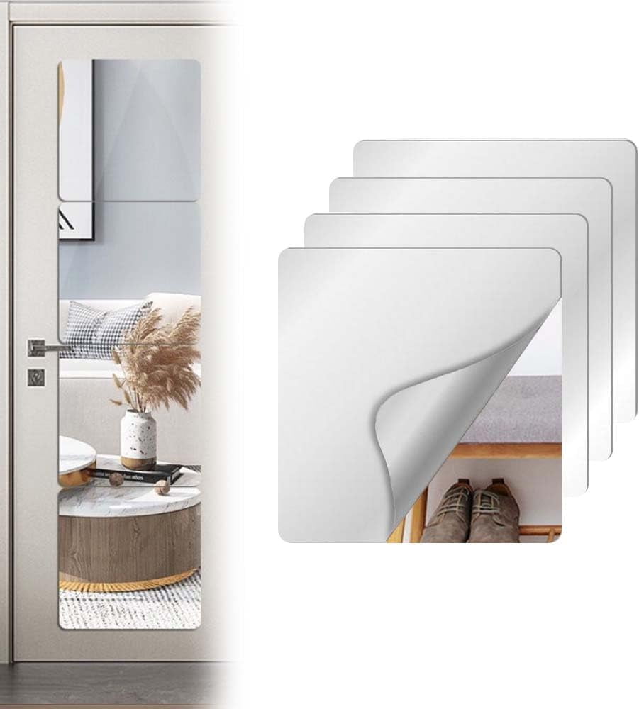 Self Adhesive Acrylic Full Length Mirror, 2025 New Unbreakable Long ...
