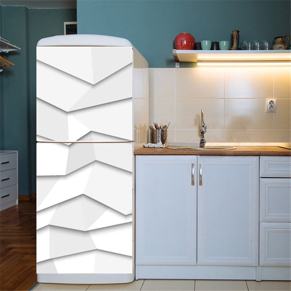 Self Adhesive Art Poster For Refrigerator Vinyl Waterproof Fridge Door ...