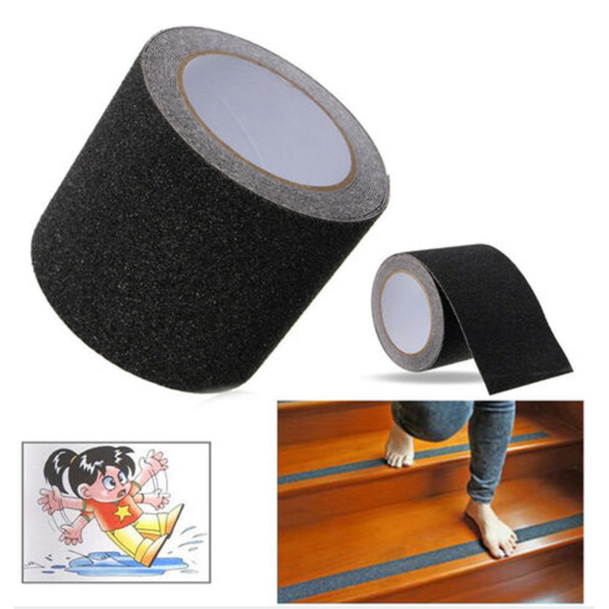 Self Adhesive Backing Anti Slip Tape, High Traction Friction Mat For ...