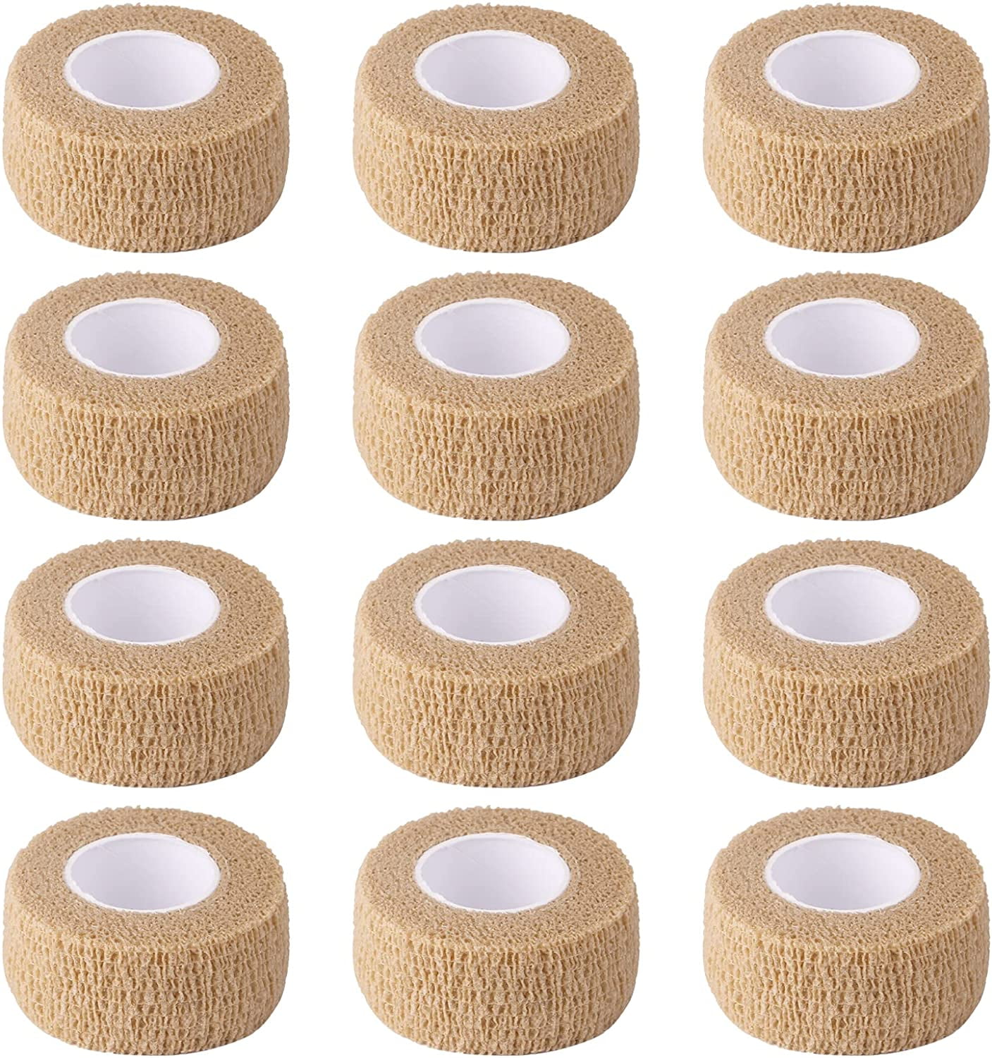 Self-Adhesive Bandage Finger Tape, 1 Inch Wide, Skin Color, for Wrist ...