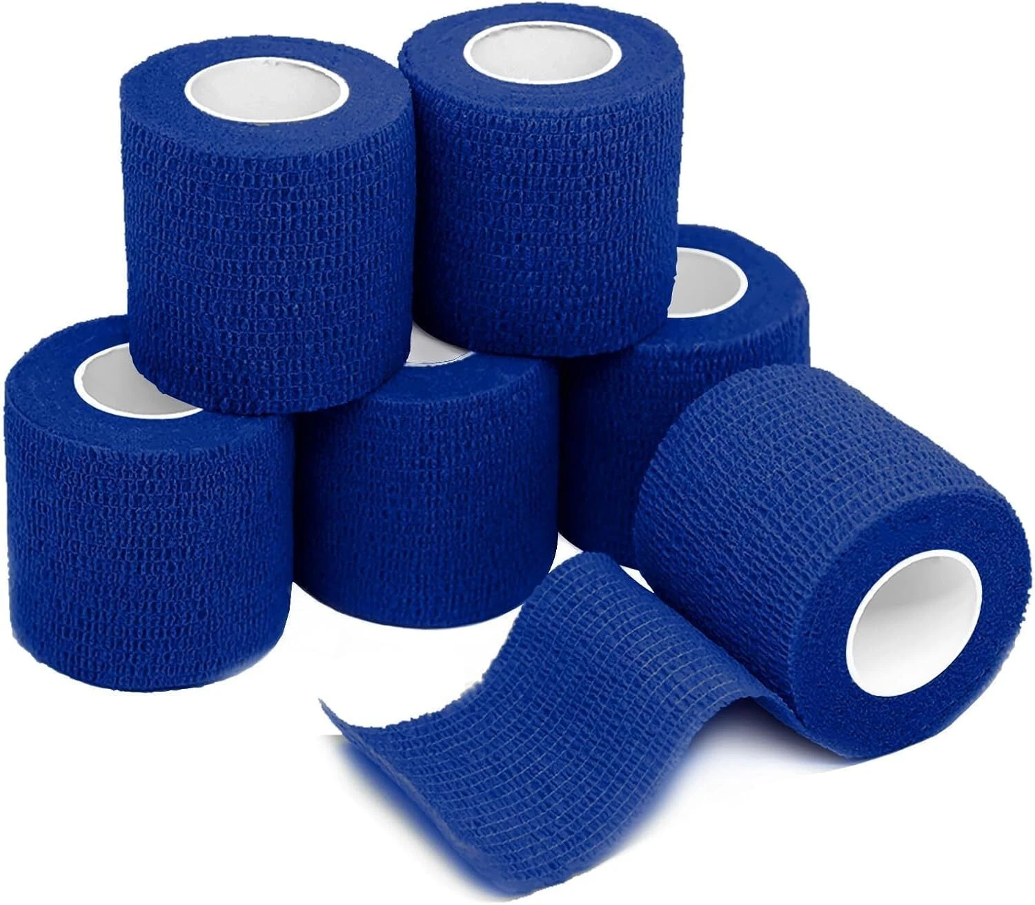 Self Adhesive Bandage Rolls 2"x5 Yards, 6/Pack Elastic Stretch Home ...