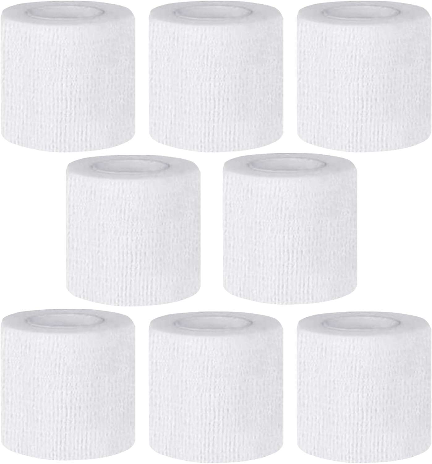 Self Adhesive Bandage Wrap,2 Inch White Elastic Cohesive Bandages, Vet ...