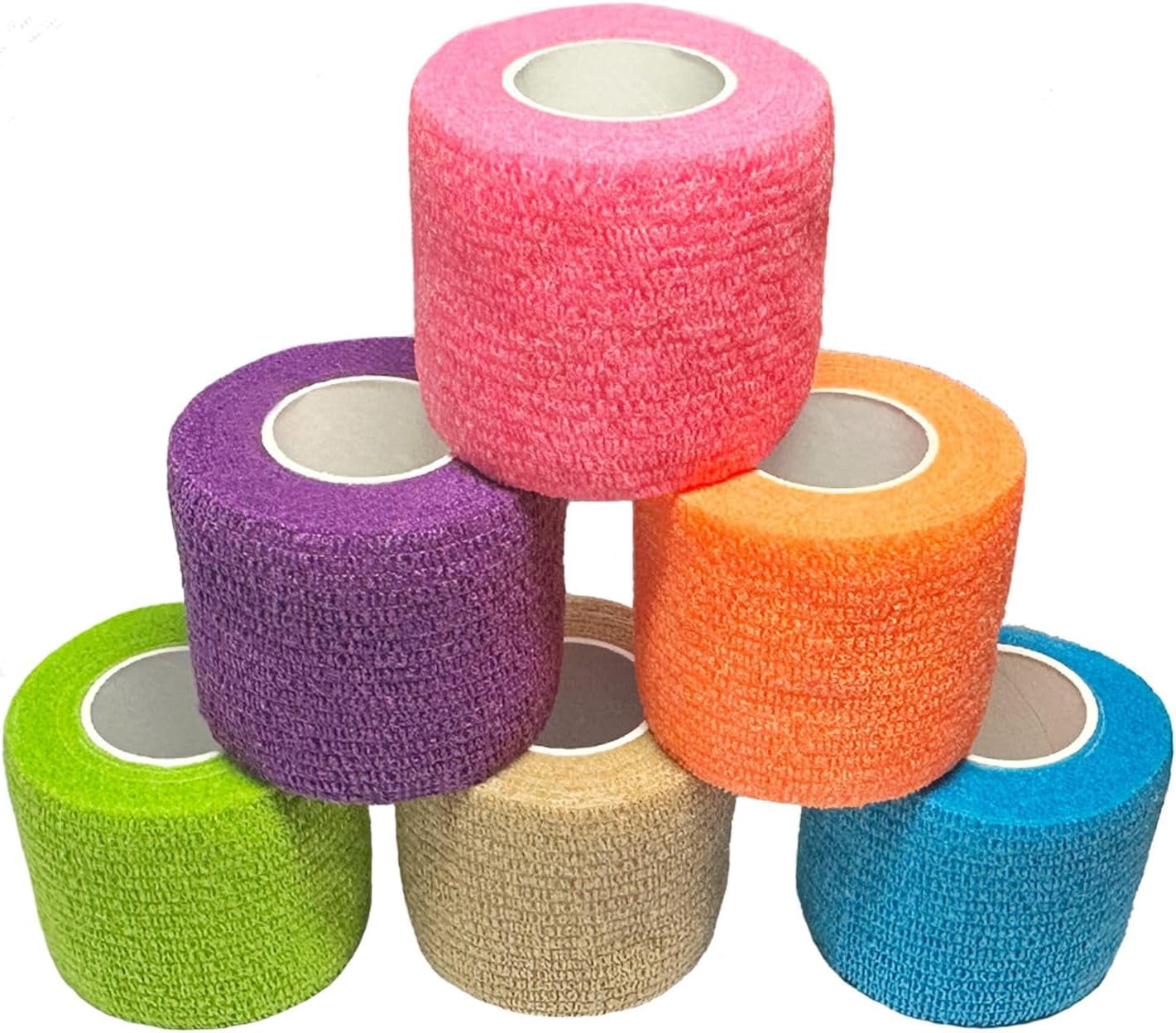 Self Adhesive Bandage Wrap, 2“ x 5 Yards, Elastic Bandage Wrap, Self ...