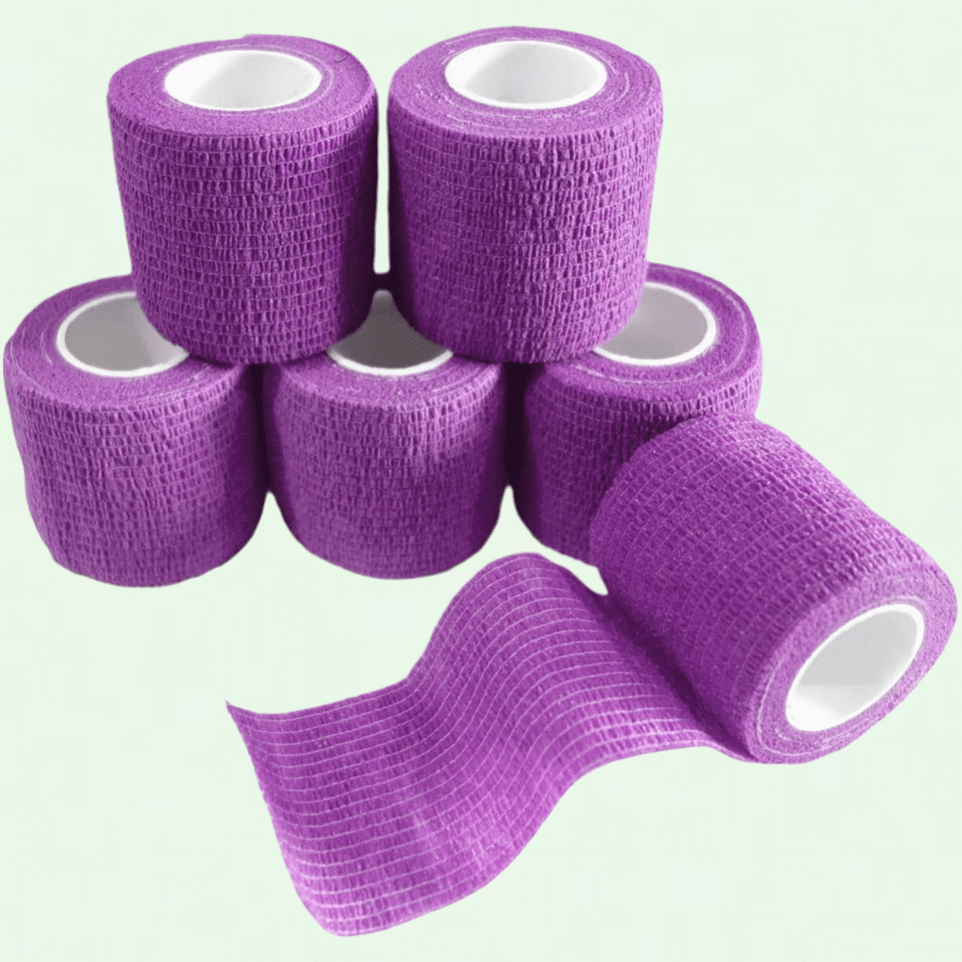 Self Adhesive Bandage Wrap, 6 Pack - 2" x 5 Yards, Purple - Walmart.com