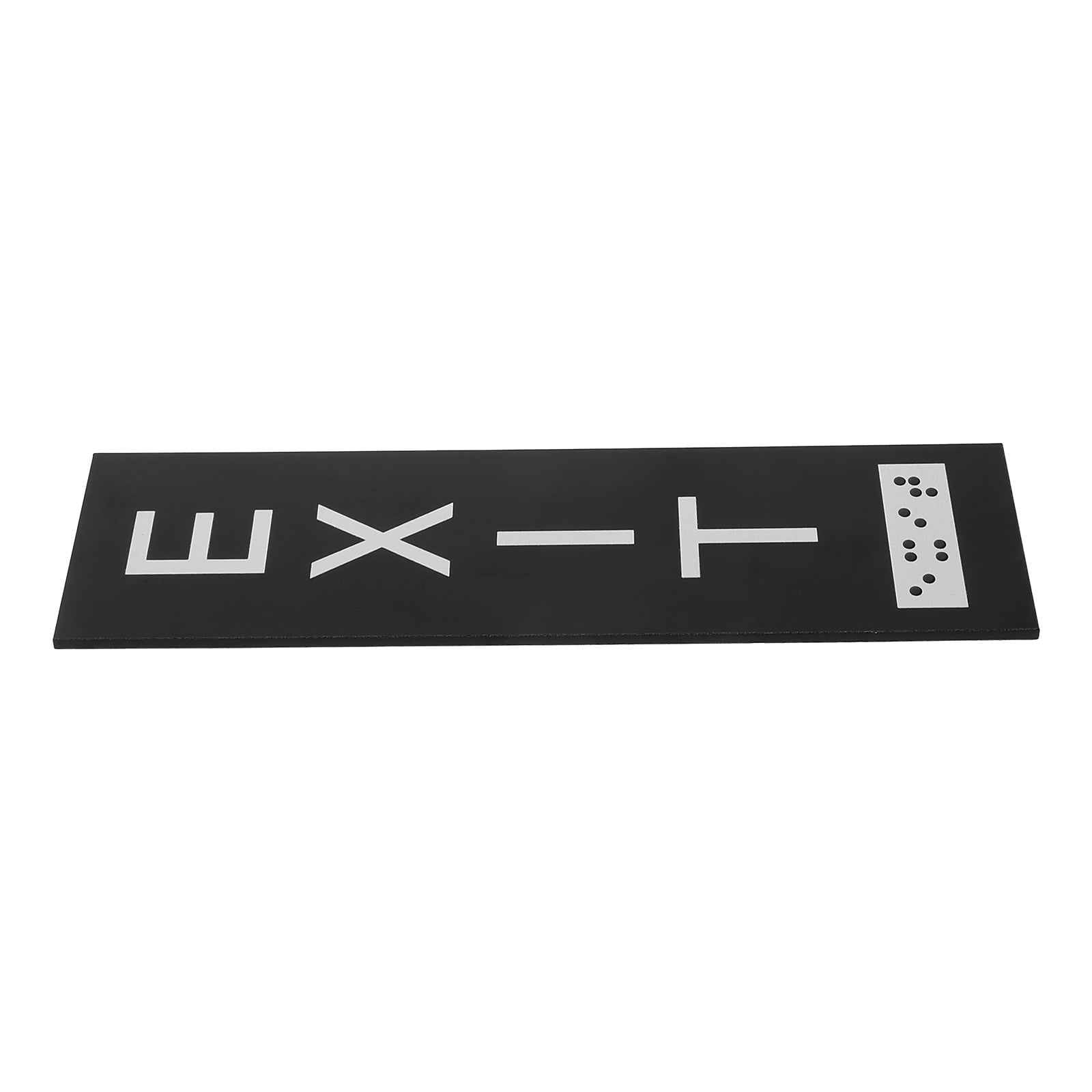 Self-Adhesive Braille Exit Sign for Emergency Indication ADA Compliant ...