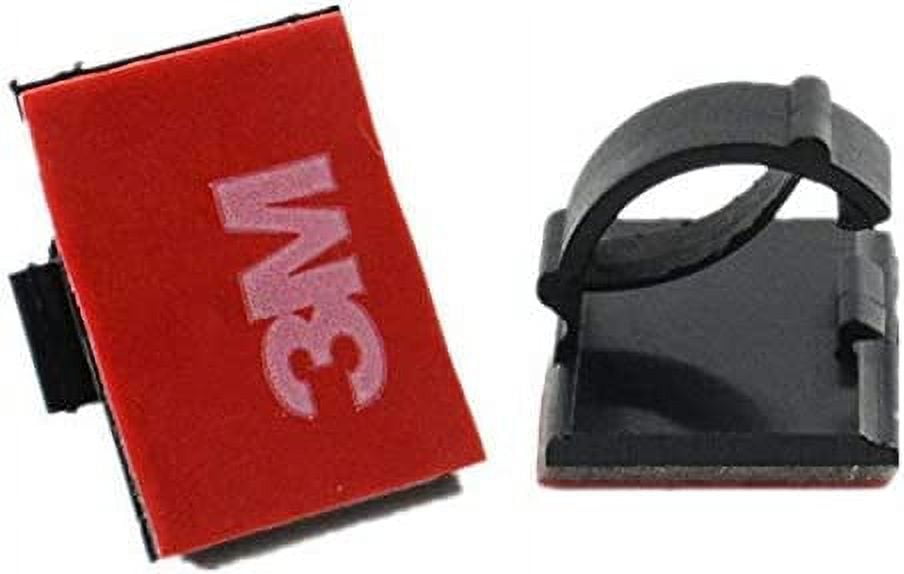 Self Adhesive Cable Clips Clamps Compatible with Zip Car Wire Tie Mount ...