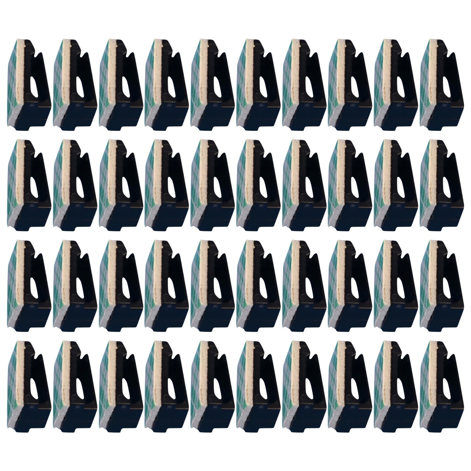 Self Adhesive Cable Tie Mounts, Black Wire Fixing Clips, 40Pcs Self ...