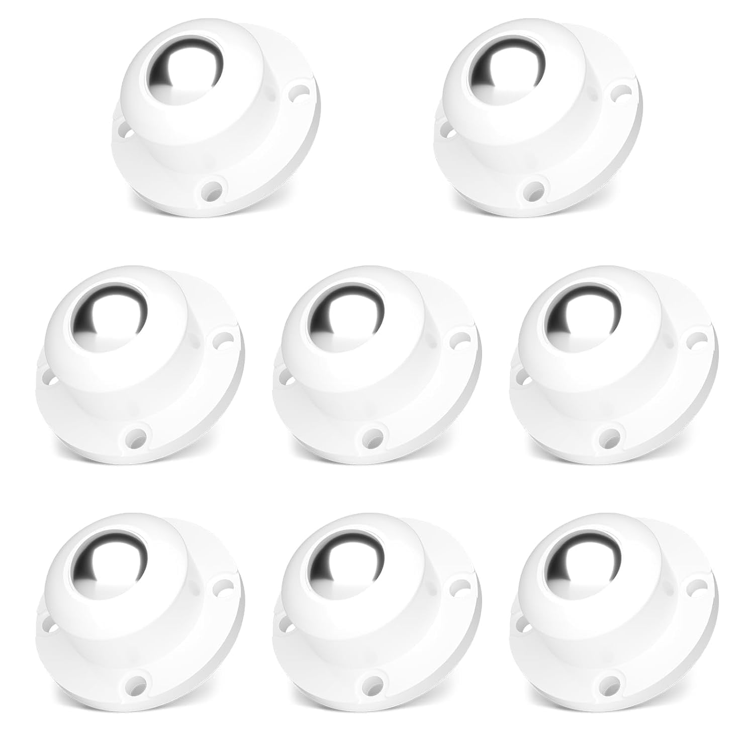 Self Adhesive Caster Wheels - 360° Swivel Wheels for Furniture - 1 Inch ...