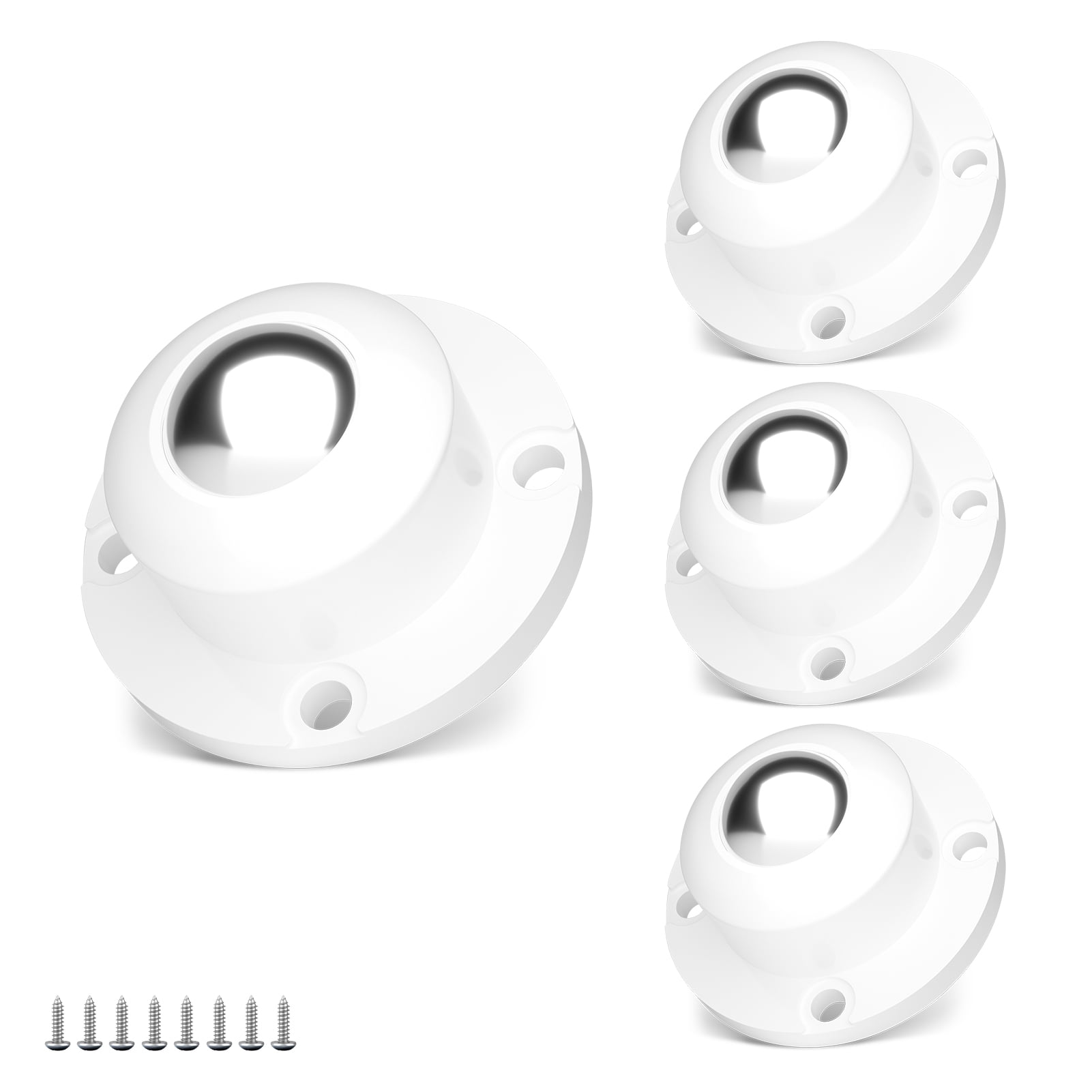Self Adhesive Caster Wheels,Appliance Rollers for Kitchen Appliances,1 ...