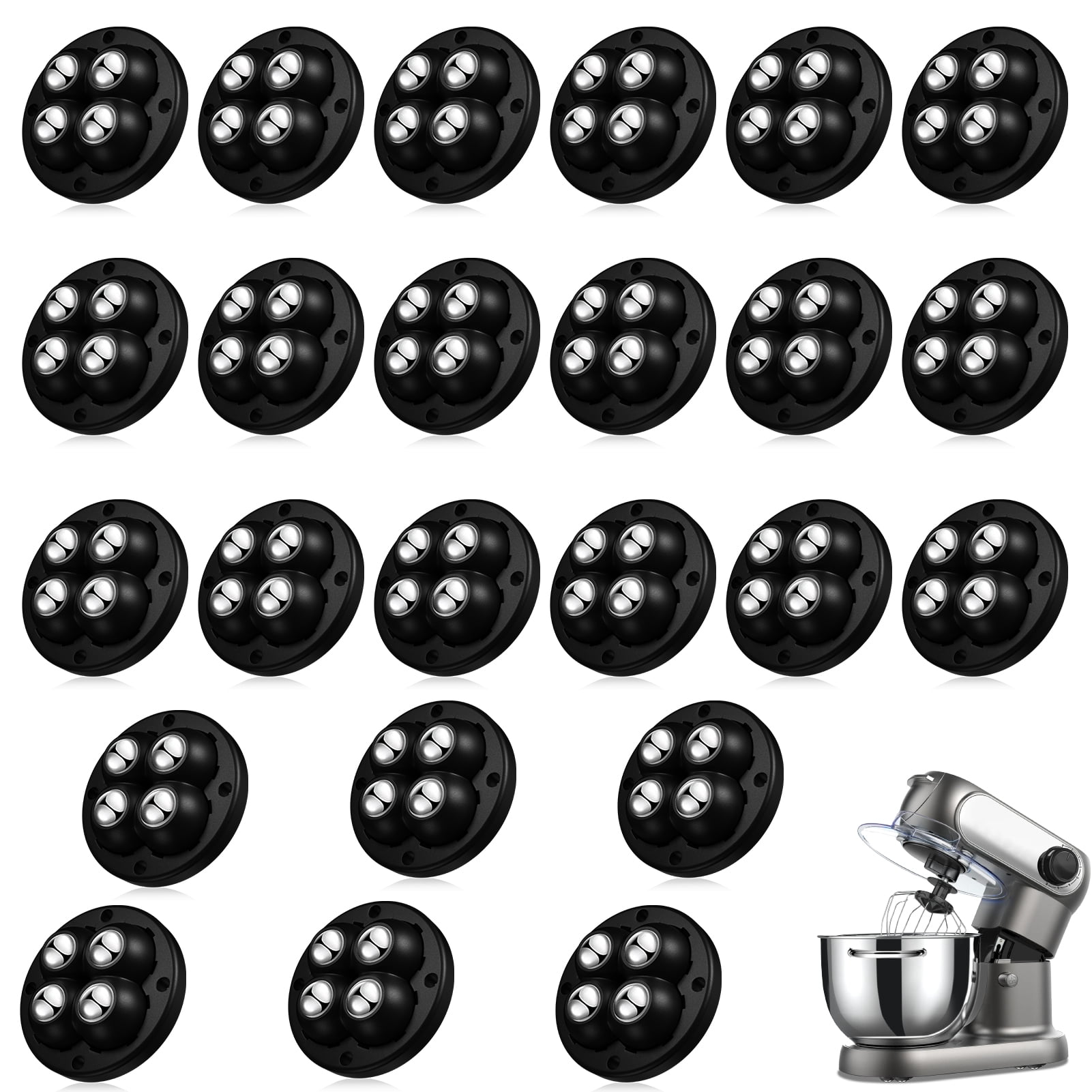 Self Adhesive Caster Wheels,Appliance Rollers for Kitchen Appliances ...