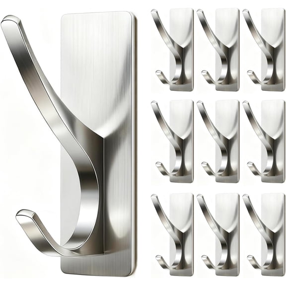 AuroraX Rust Resistant Over Door Hooks Hat Hooks for Hanging,Removable ...