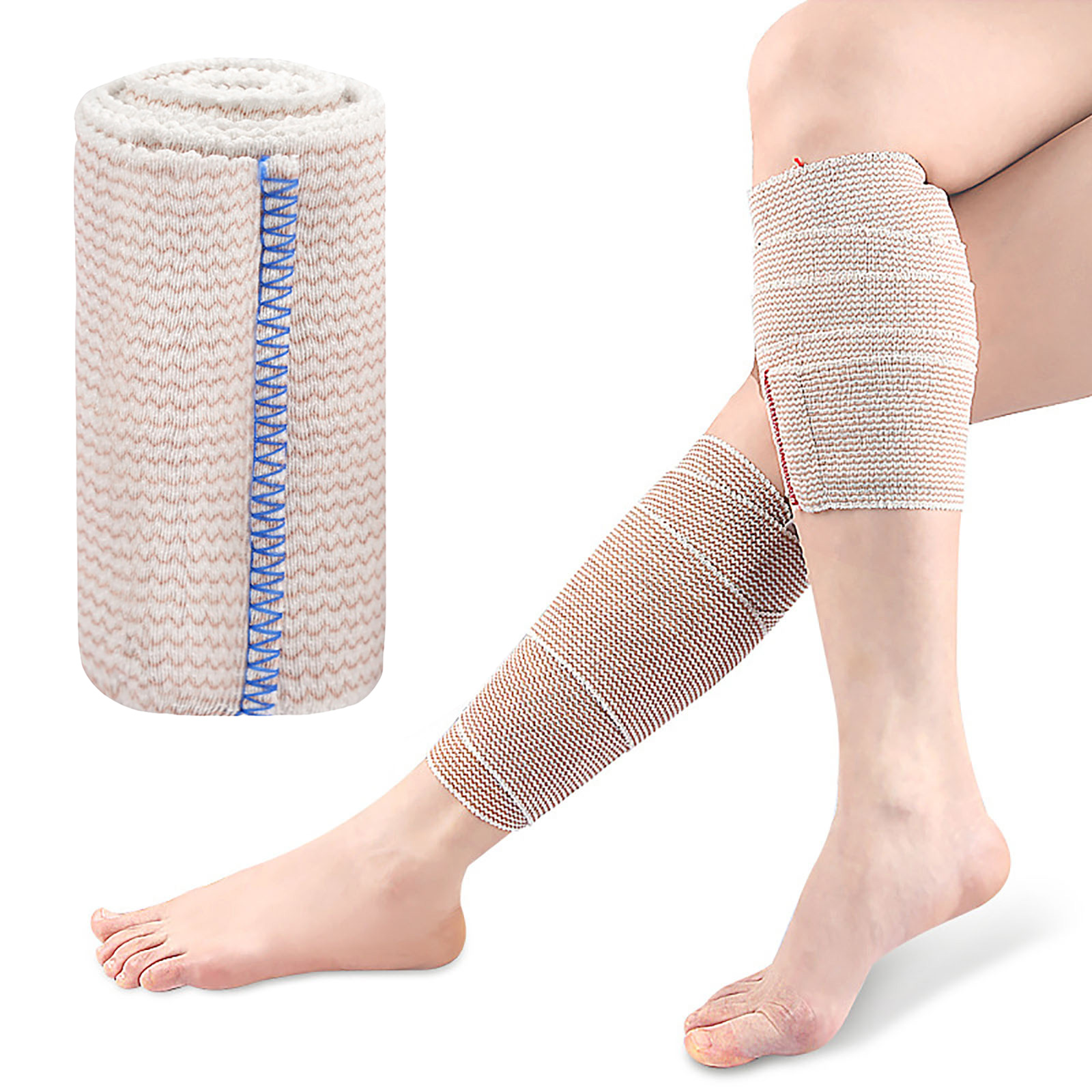 Self-Adhesive Cohesive Wrap Bandage Flexible Stretch Tape Athletic ...