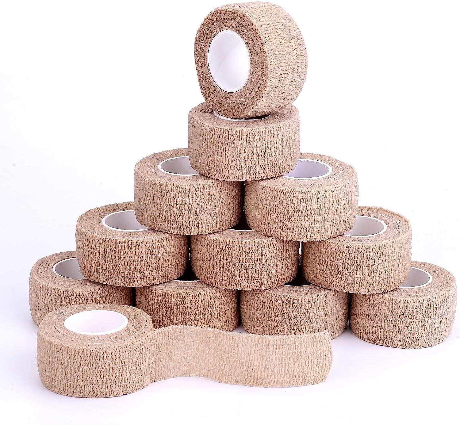 Self-Adhesive Cohesive Wrap Bandage Flexible Stretch Tape Athletic ...