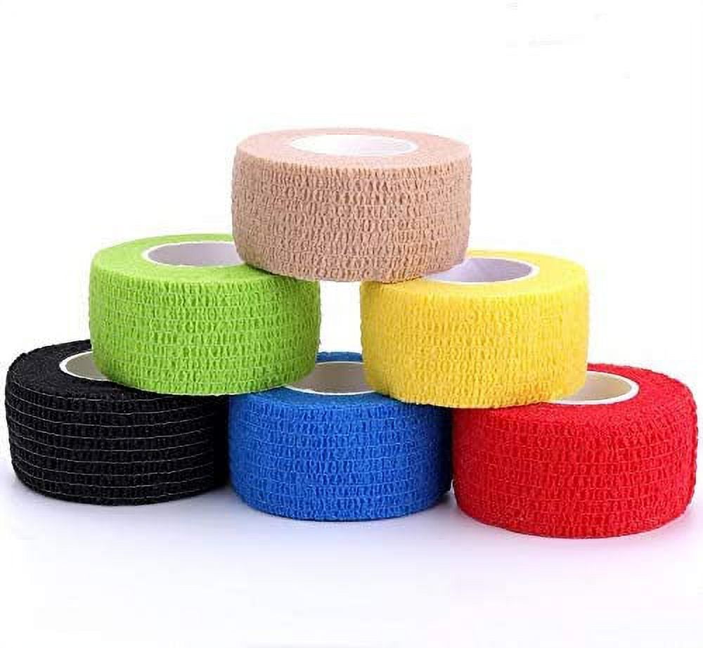 Self-Adhesive Cohesive Wrap Bandage Flexible Stretch Tape Athletic ...