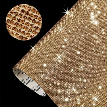 Locacrystal Bling Rhinestone Self-Adhesive DIY Sticker Sheet, Diamond ...