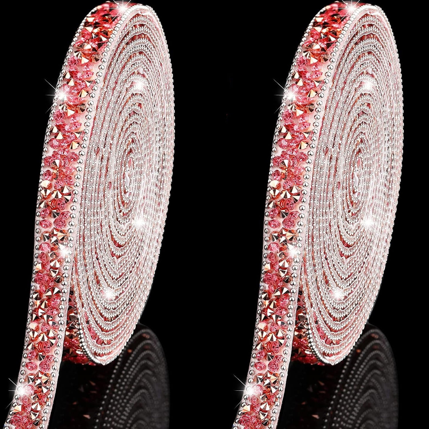 Self Adhesive Crystal Rhinestone Strips,Bexikou 6 Yard Rhinestone ...