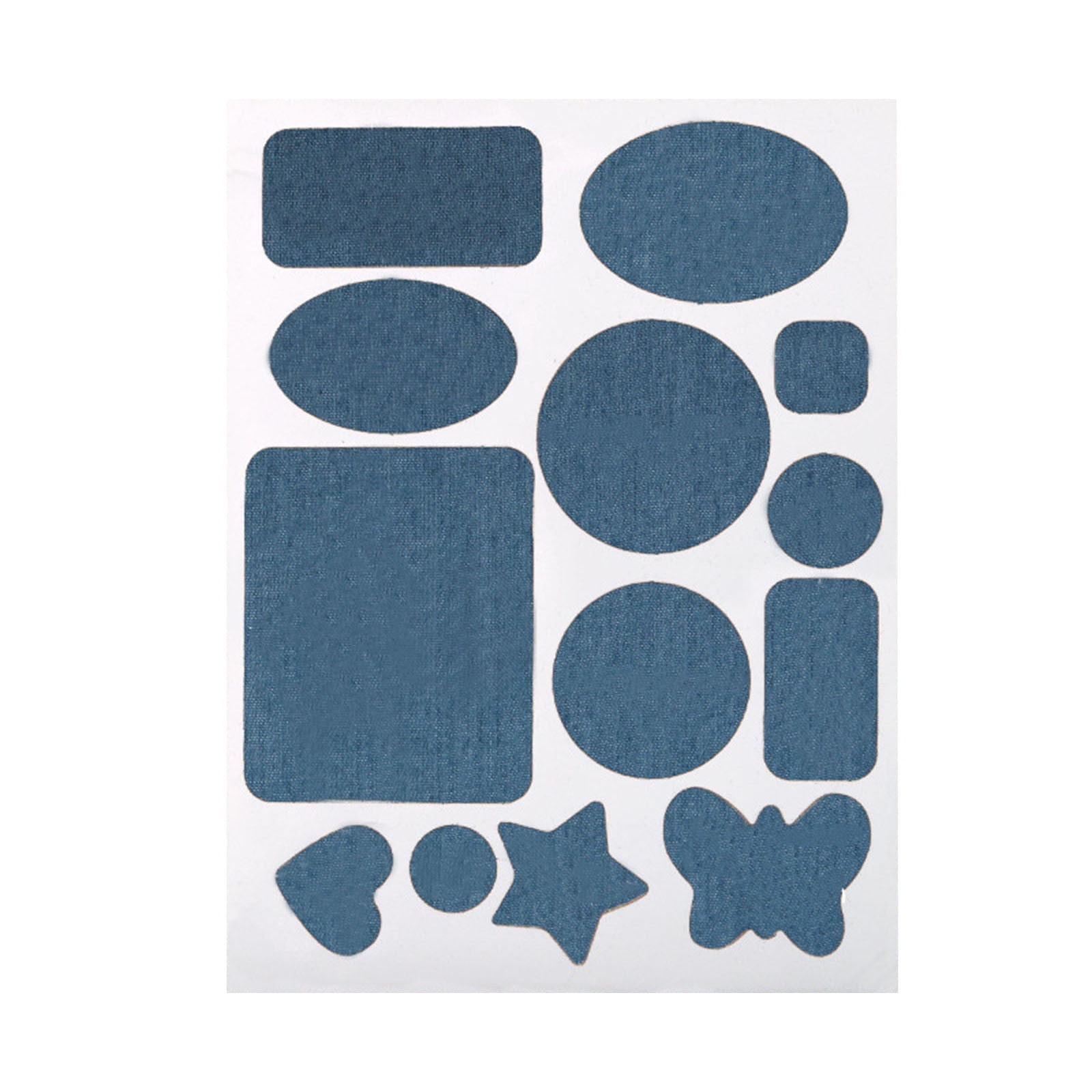 Denim Iron-on Jean Patches, Self Adhesive Cut Free Denim Patch Coat ...