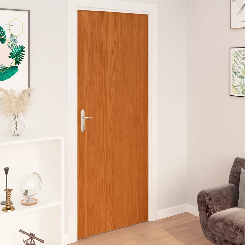 Self-Adhesive Door Films - 2 Pack Light Oak, 82.7x35.4, PVC, Easy ...